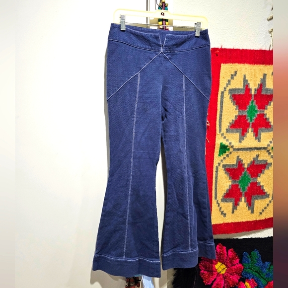 Suite by Maria File' | Pants & Jumpsuits | Wide Leg Navy Blue Pants ...